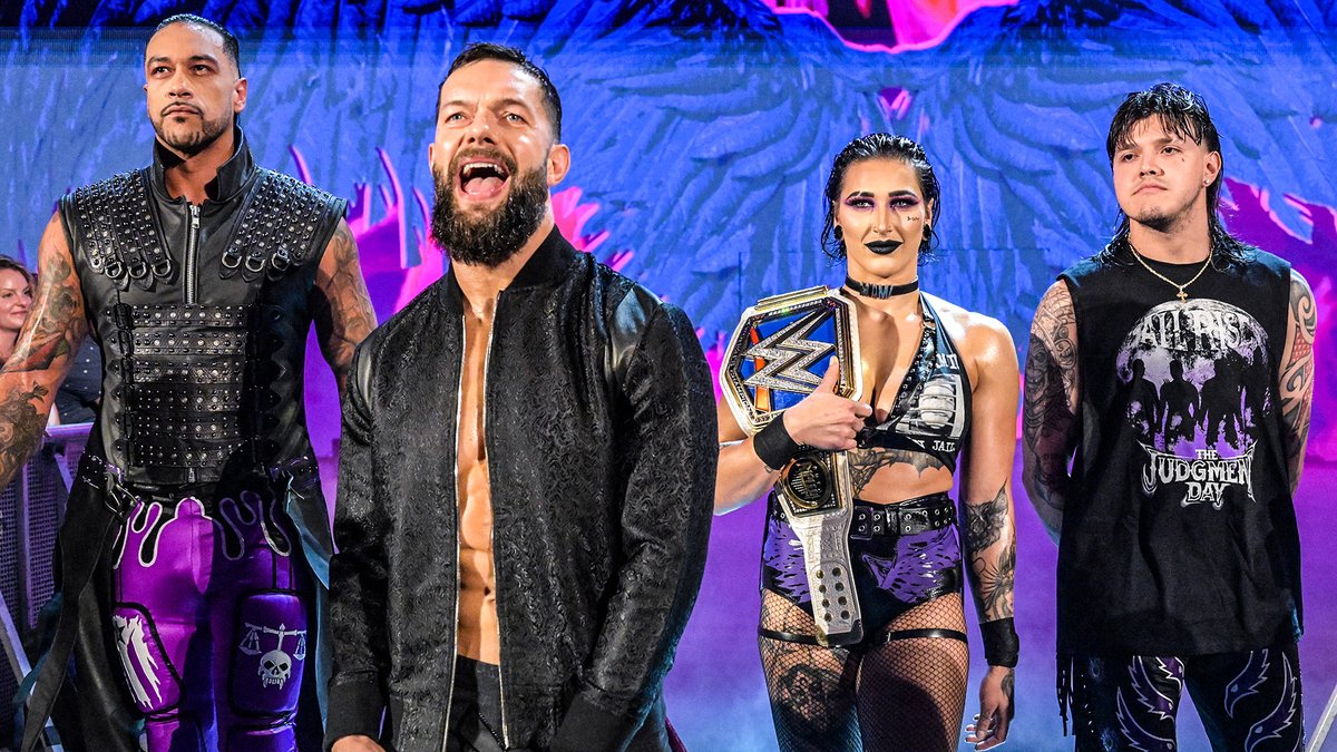 Unseen Footage Of The Judgment Day Following Finn Balor Seth Rollins